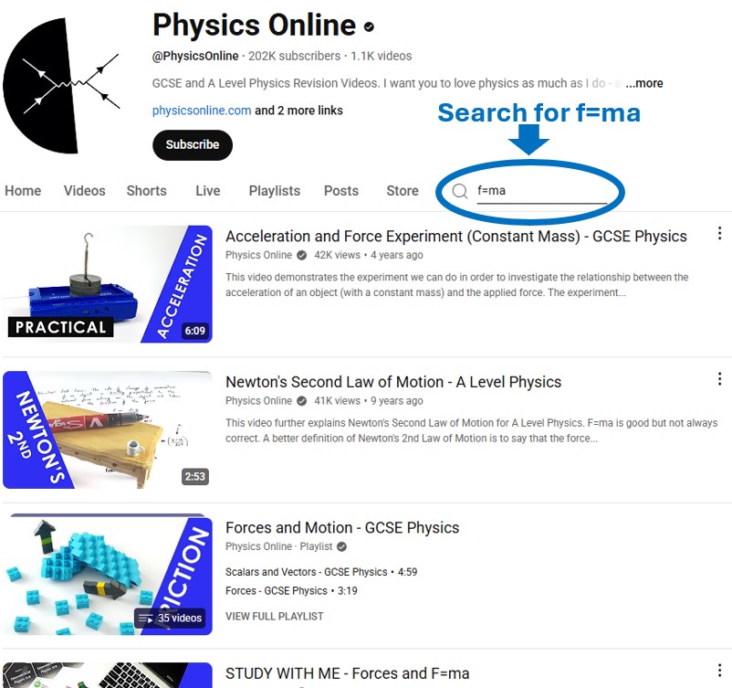 Graham’s favourite Foundation Physics youtube channels – salfordphysics.com